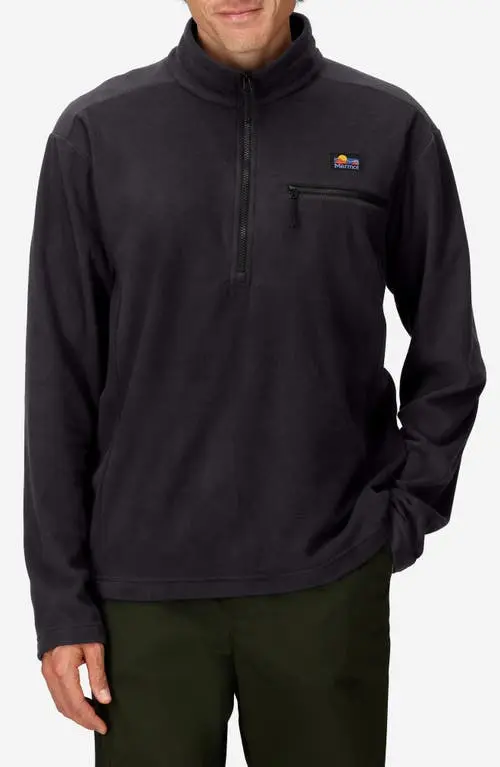 MARMOT Upward Half Zip Fleece Pullover - Black