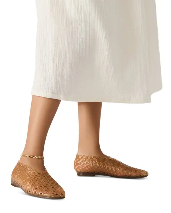 Steve Madden Grove Rhinestone Flats - Tan