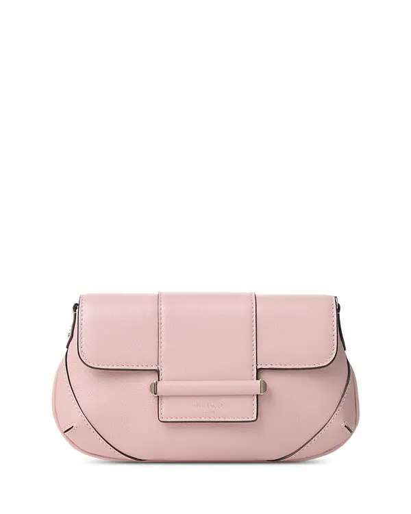 JIMMY CHOO Mini Leather Shoulder Bag - Rose