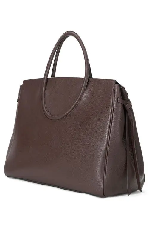 Staud Maude Carryall Leather Tote