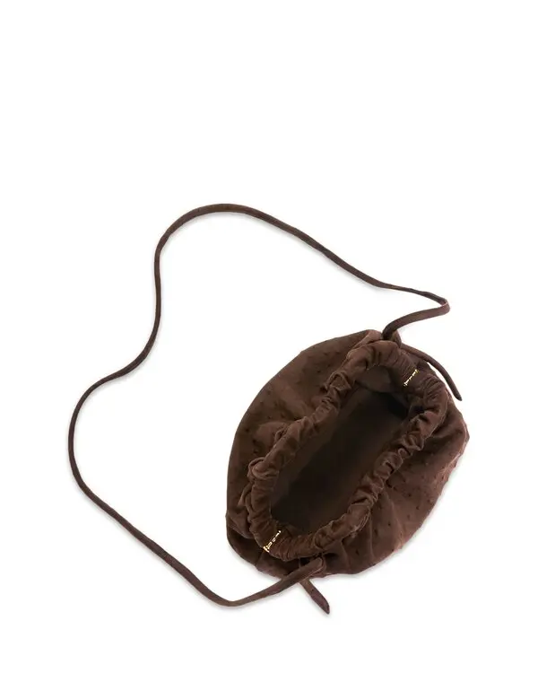 MANSUR GAVRIEL Mini Embossed Leather Cloud Clutch
