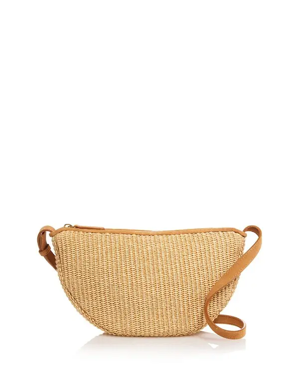 MANSUR GAVRIEL Raffia Moon Sling Bag - Natural