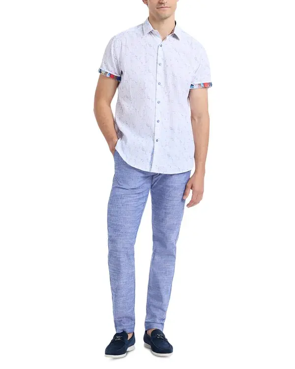 Robert Graham Kingshold Textured Pattern Shirt