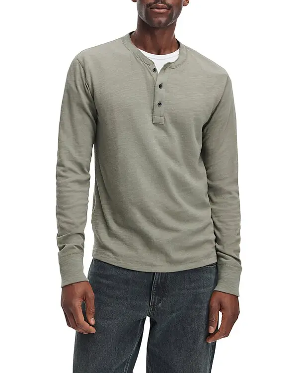 Rag & Bone Classic Flame Henley Tee - Lichen