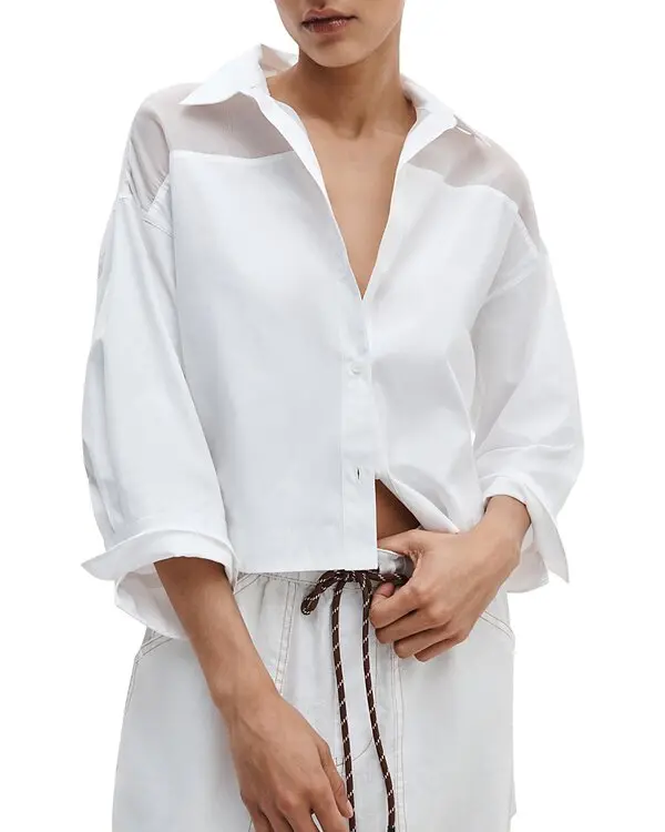 Rag & Bone Elly Shirt - White