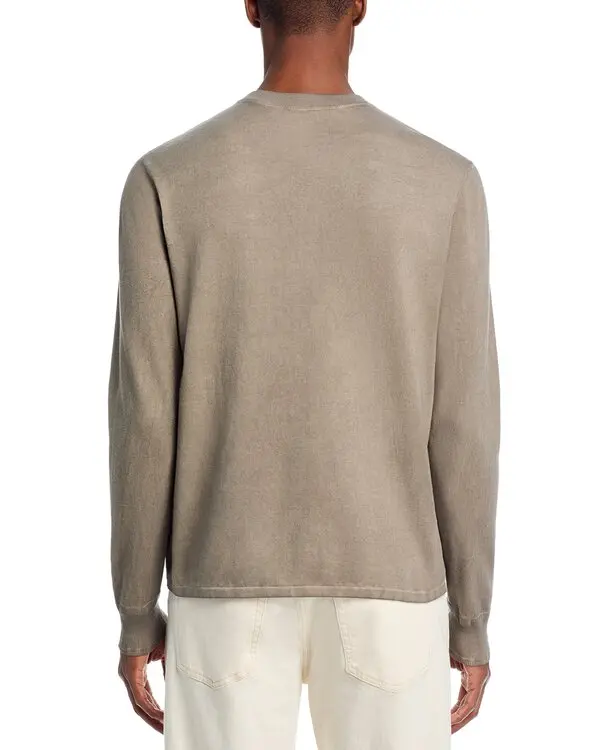 Rag & Bone Washed Henley Shirt - Gran
