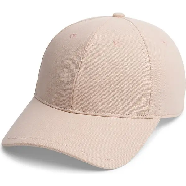 Rag & Bone Spire Linen Twill Baseball Cap - Coral