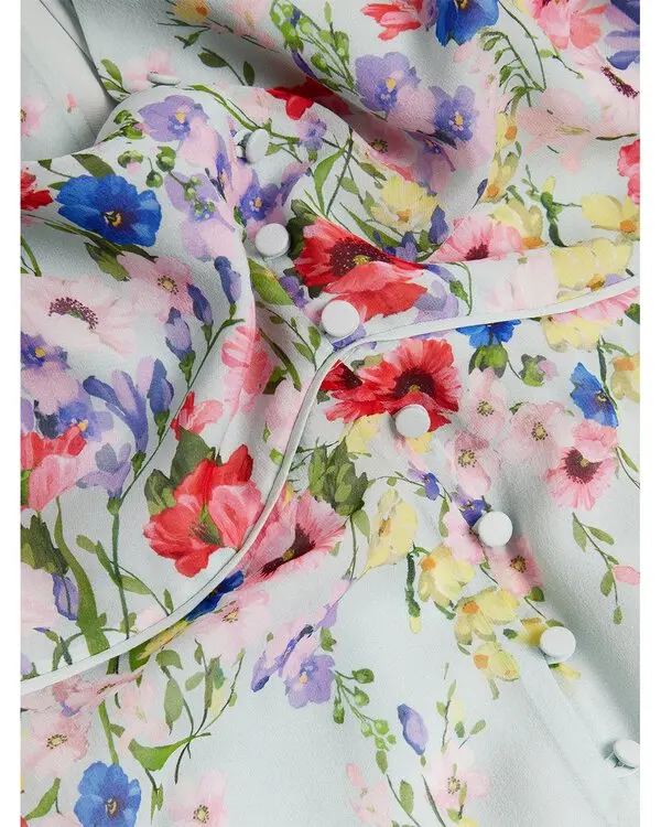 HOBBS LONDON Petite Monica Silk Dress