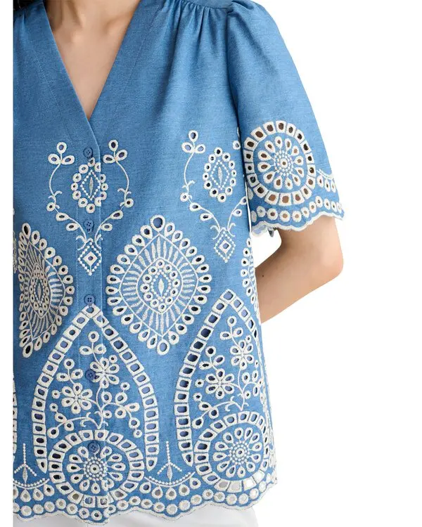 HOBBS LONDON Broderie Shirt