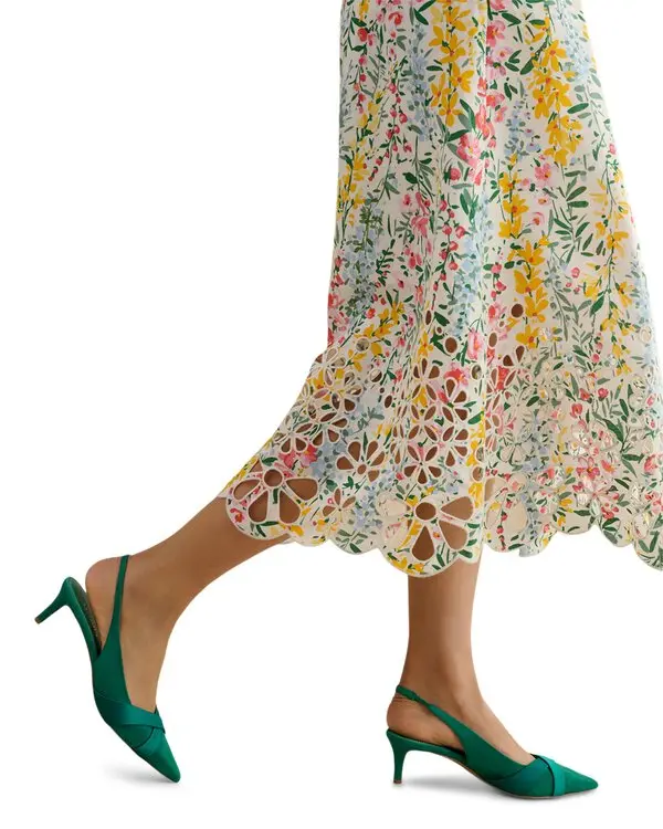 HOBBS LONDON Petite Christie Button Front Dress