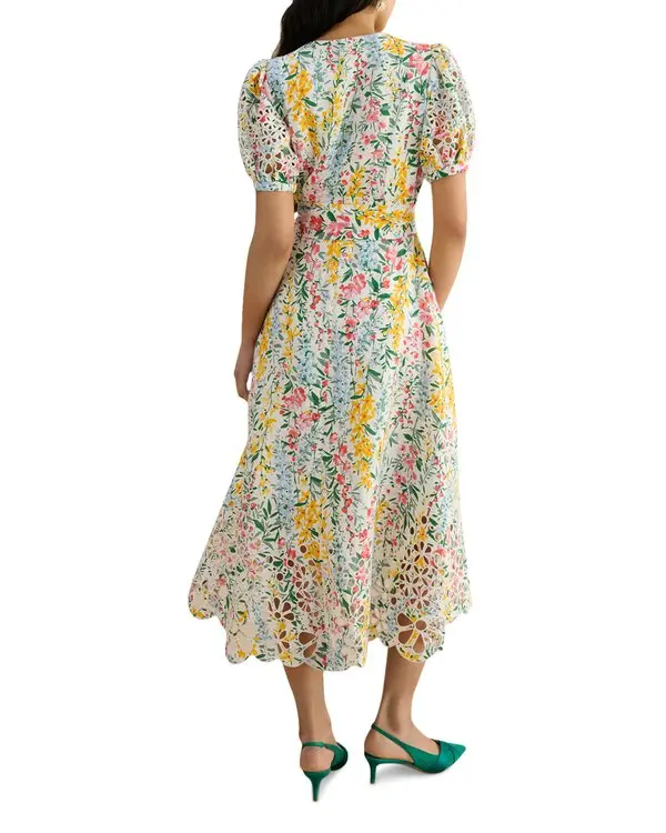 HOBBS LONDON Christie Button Front Dress