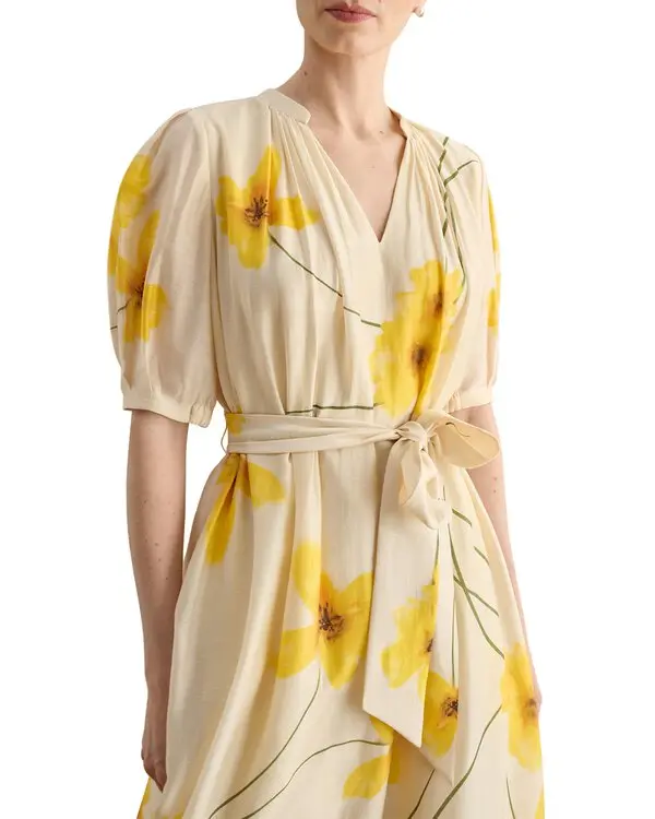 HOBBS LONDON Limited Edition Floral Midi Dress
