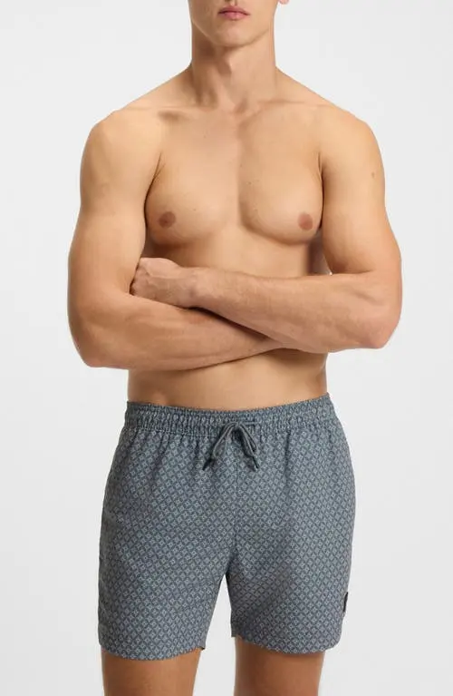 BOSS Vibe Swim Trunks - Dark Grey