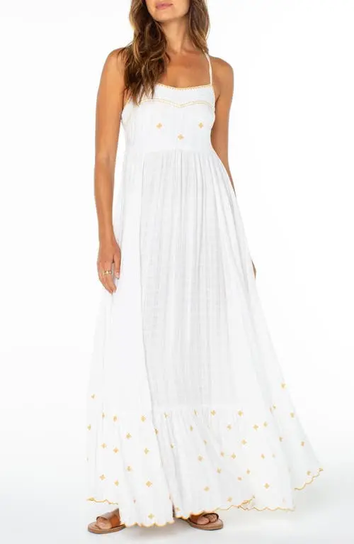Roxy Sunburst Maxi Dress - Cloud Dancer