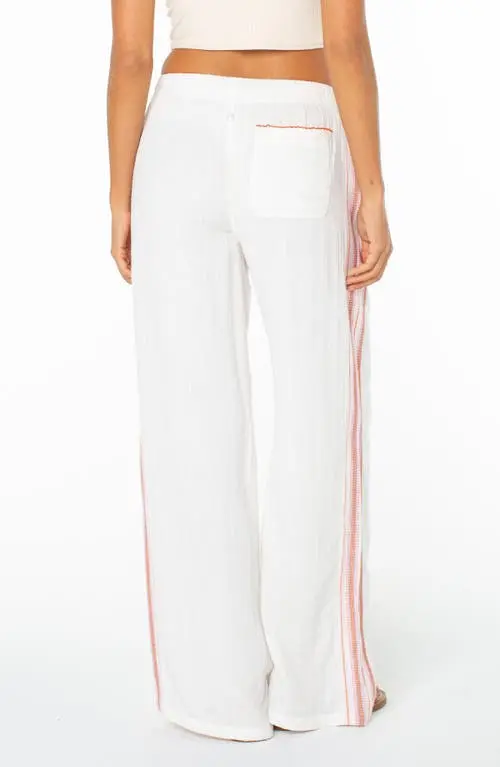 Roxy Wide Leg Cotton Pants