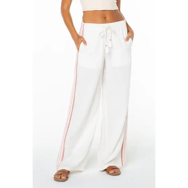 Roxy Wide Leg Cotton Pants