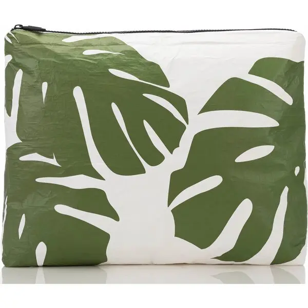 ALOHA COLLECTION Patterned Max Pouch - Seaweed