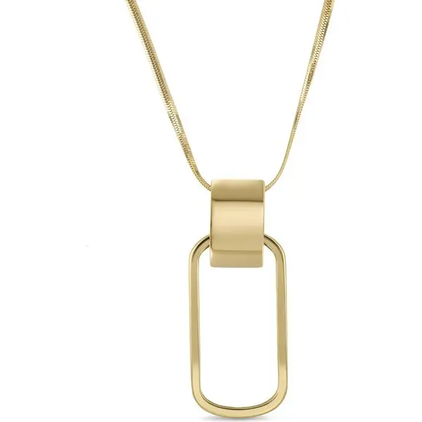 Bony Levy 14k Gold Link Pendant Necklace - 14k Yellow Gold