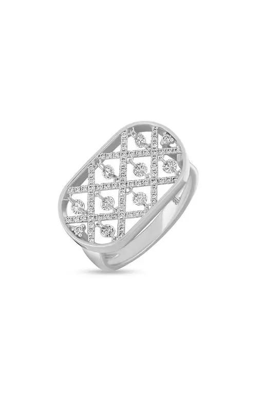 Bony Levy Audrey Diamond Statement Ring - 18k White Gold