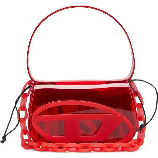 DIESEL® 1dr-iconic Transparent Tpu Shoulder Bag - Red