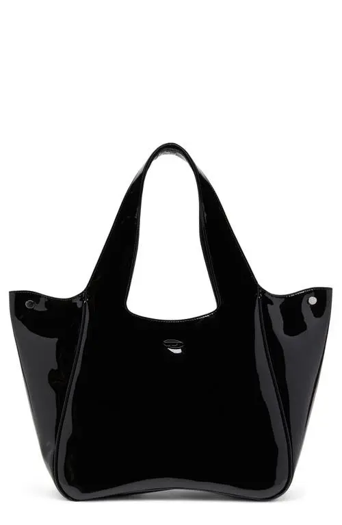 DIESEL® Play Glossy Shopper Tote - Black