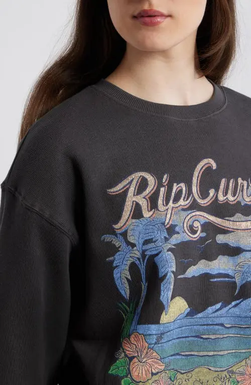 Rip Curl Saloon Relaxed Graphic Sweatshirt