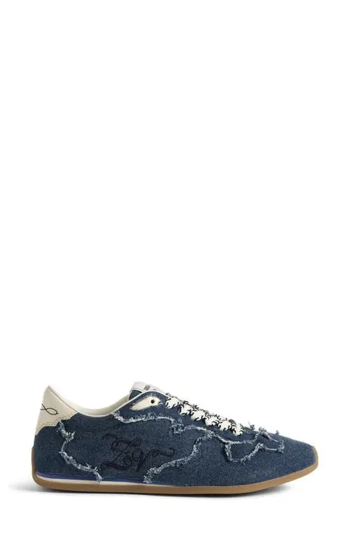 Zadig&Voltaire Denim Dance Sneakers - Silent