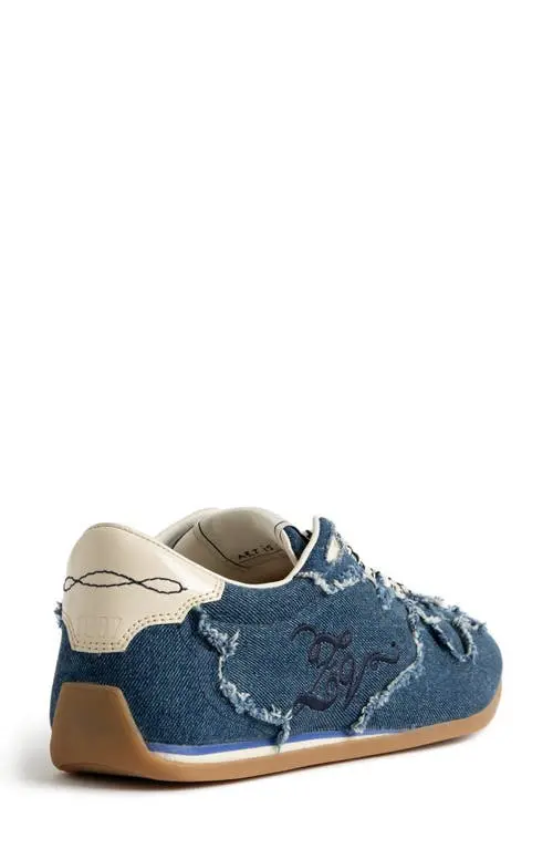 Zadig&Voltaire Denim Dance Sneakers - Silent