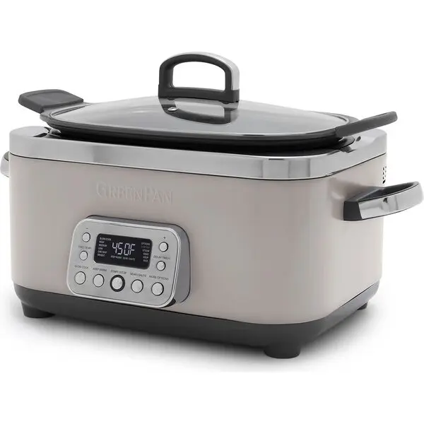GREENPAN Elite 14-in-1 6-quart Slow Cooker - Cloud Grey