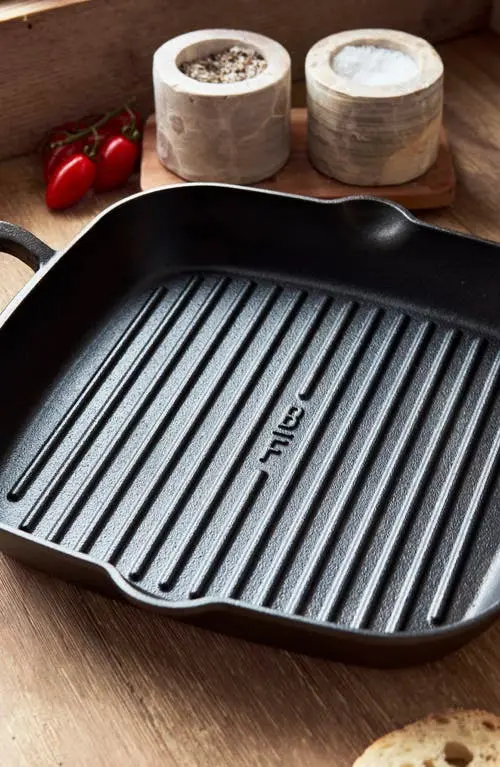 GREENPAN X Bobby Flay 11" Cast Iron Square Grill Pan