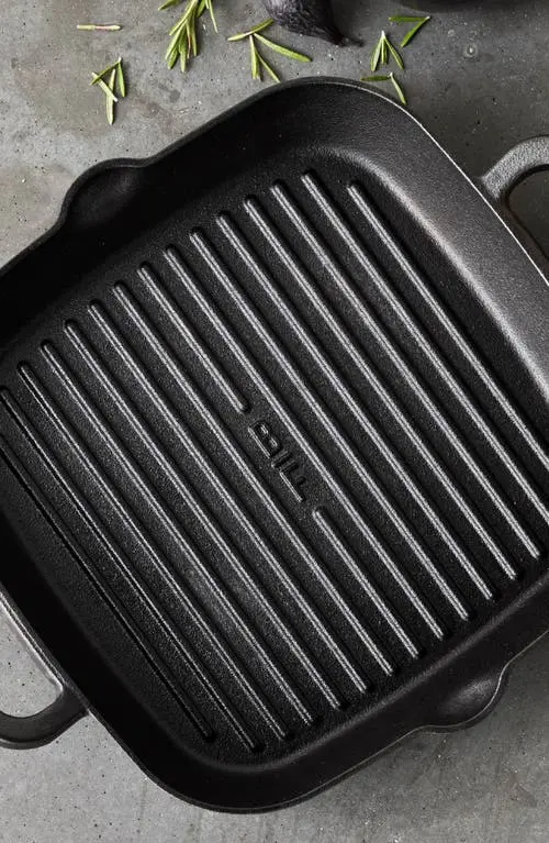 GREENPAN X Bobby Flay 11" Cast Iron Square Grill Pan