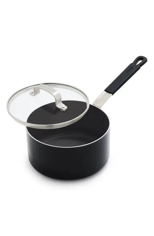 GREENPAN X Bobby Flay Professional Ceramic Nonstick 2.53-quart Saucepan With Lid - Black
