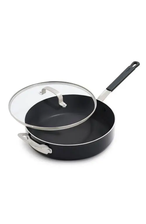 GREENPAN X Bobby Flay Professional Ceramic Nonstick 4.5-quart Sauté Pan With Lid - Black