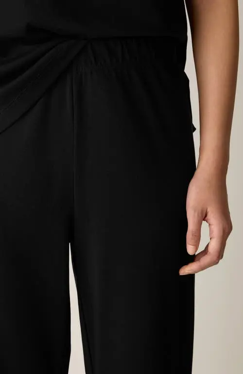 Eileen Fisher Pull-on Organic Cotton Ankle Pants