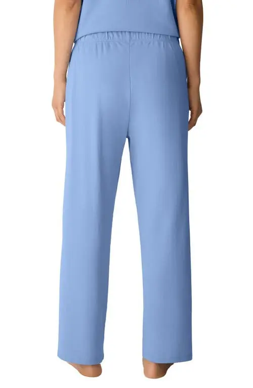 Eileen Fisher Pull-on Organic Cotton Ankle Pants - Skylight