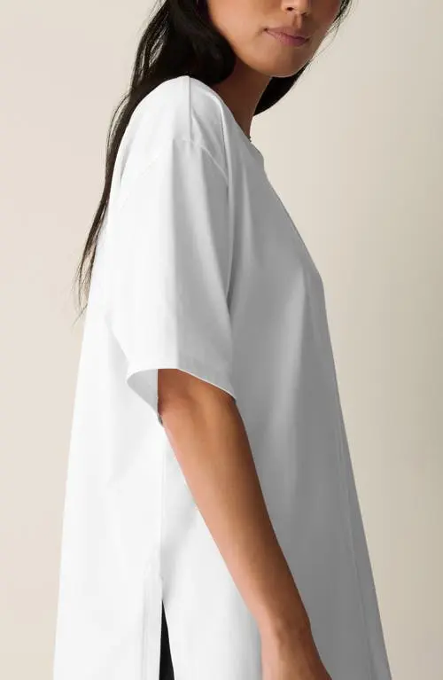 Eileen Fisher Oversized Crewneck Tunic - White