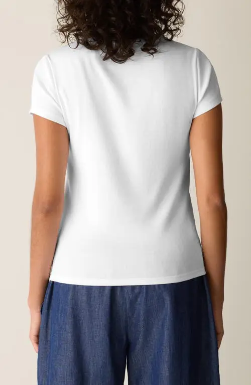 Eileen Fisher Crewneck T-shirt - White