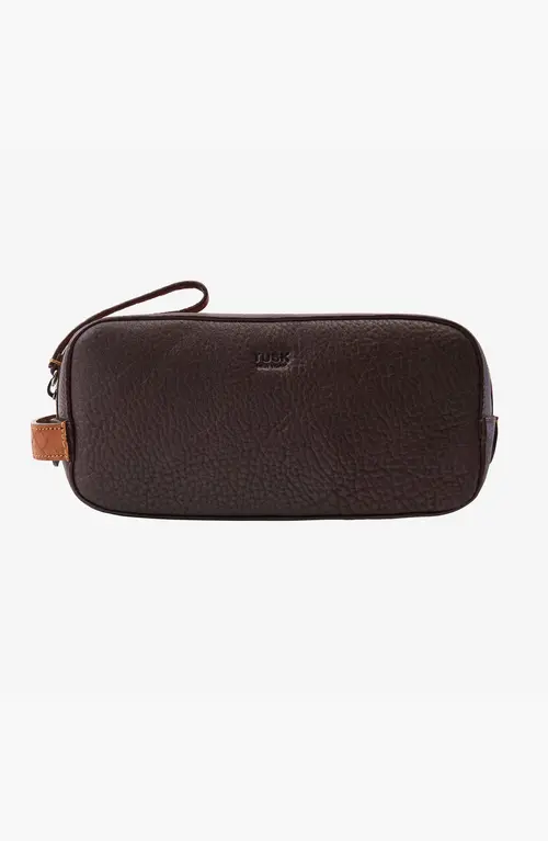 TUSK Ascot Toiletry Case - Chocolate