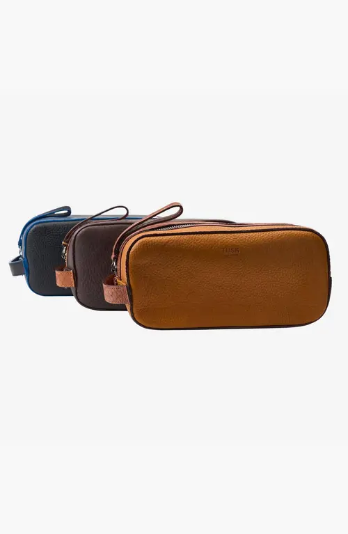 TUSK Ascot Toiletry Case - Tan