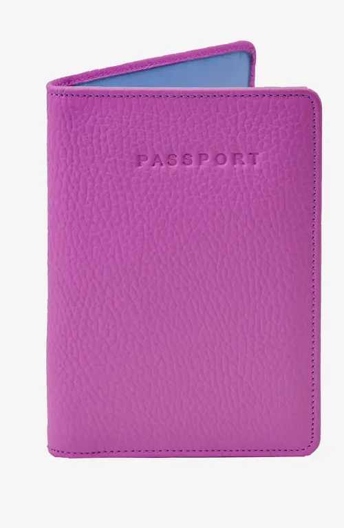 TUSK Ascot Passport Wallet - Magenta