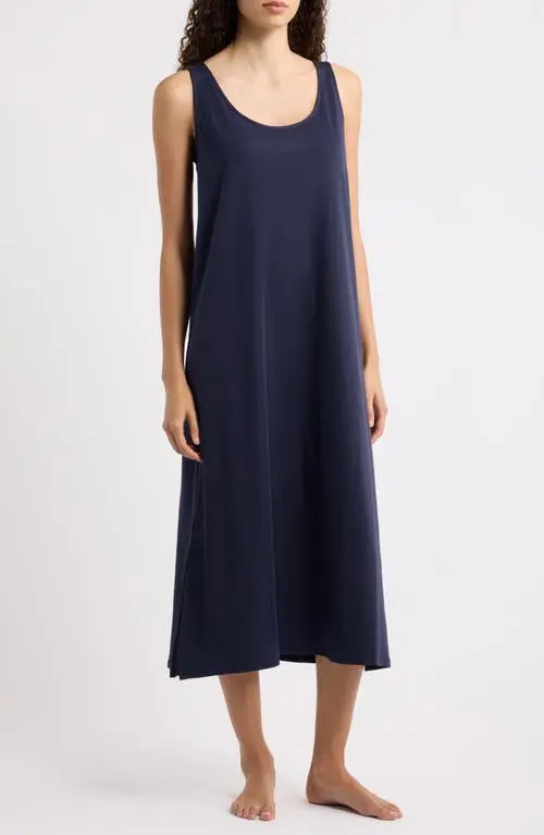 Eileen Fisher Scoop Neck Nightgown - Ink