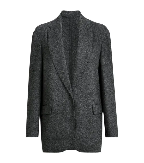 Brunello Cucinelli Cashmere Jersey Single-breasted Blazer