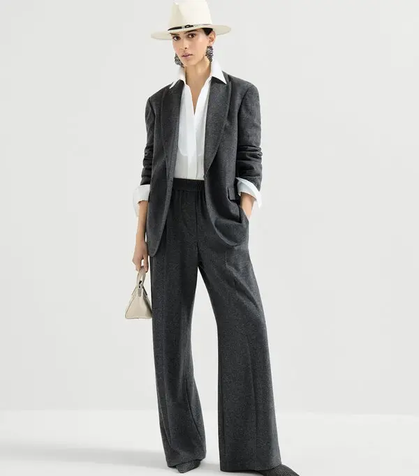 Brunello Cucinelli Cashmere Jersey Single-breasted Blazer