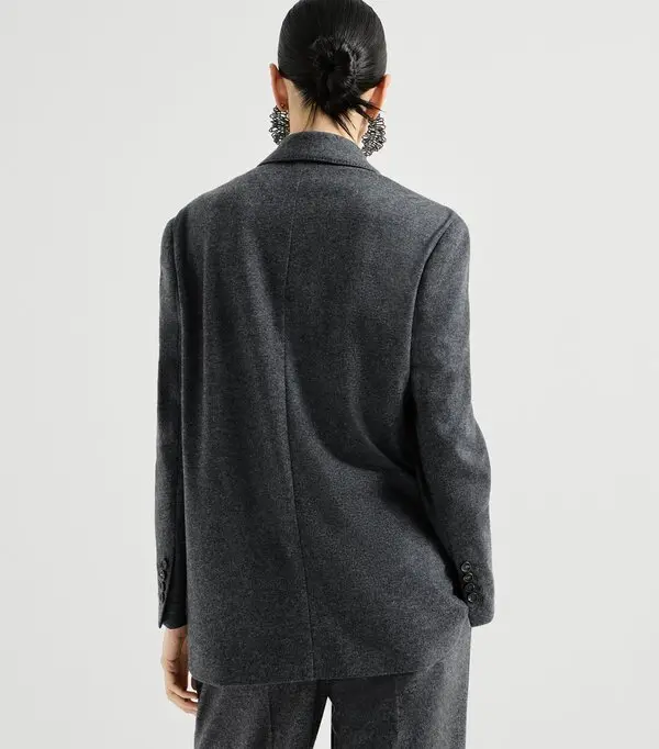 Brunello Cucinelli Cashmere Jersey Single-breasted Blazer