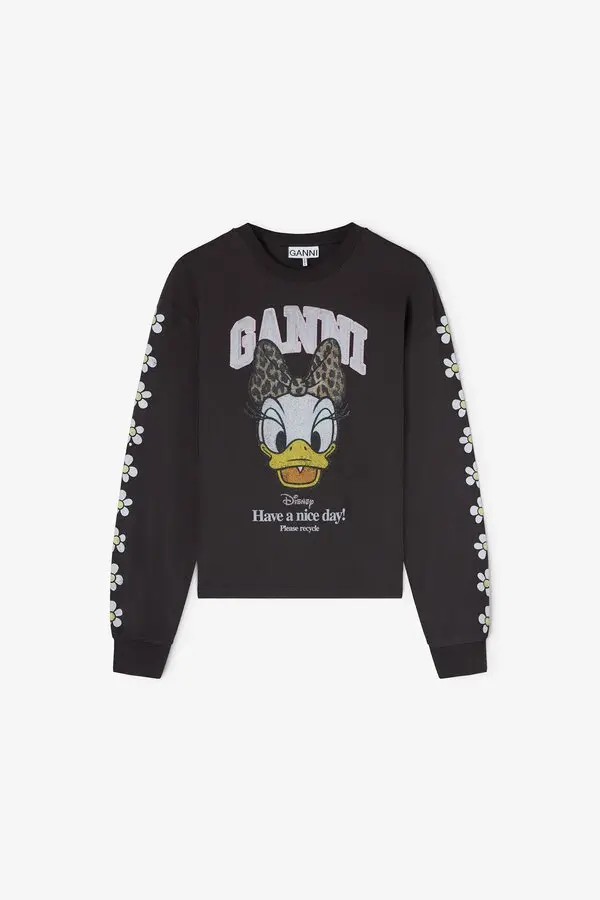 GANNI X Disney Daisy Duck Long-sleeve T-shirt - Mixed