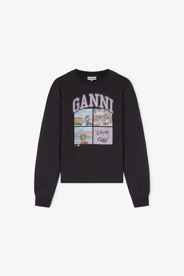 GANNI X Disney Daisy Duck Long-sleeve T-shirt - Mixed