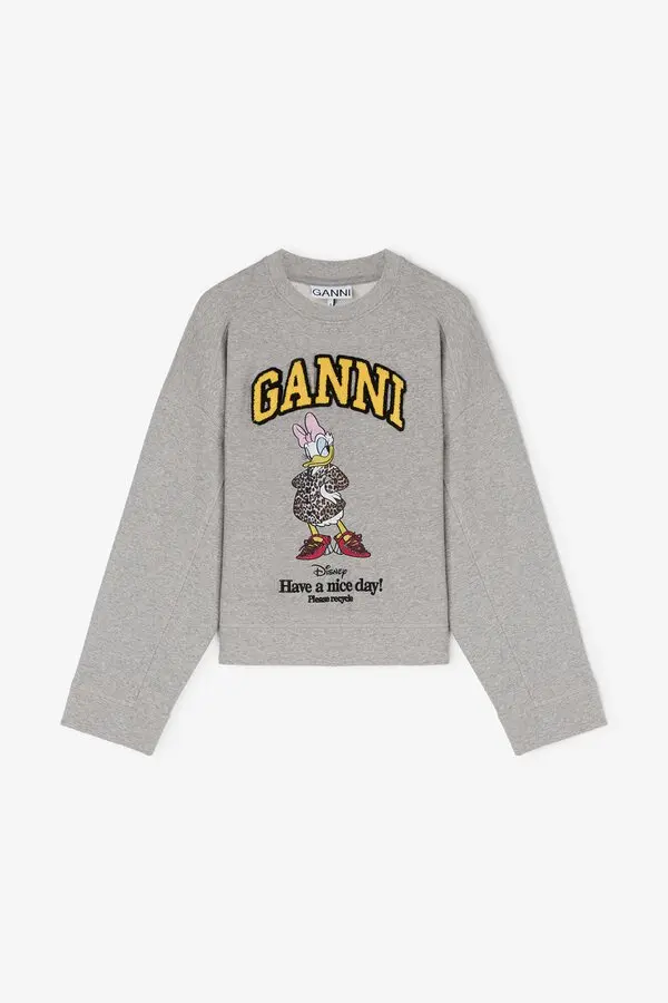 GANNI X Disney Daisy Duck Sweatshirt - Grey