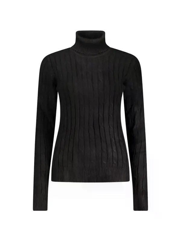 NORWAY 1963 Cable-knit Turtleneck Sweater