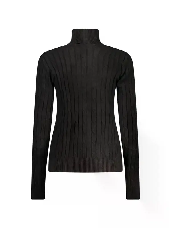 NORWAY 1963 Cable-knit Turtleneck Sweater