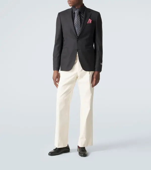Charvet Cotton Poplin Shirt - Black